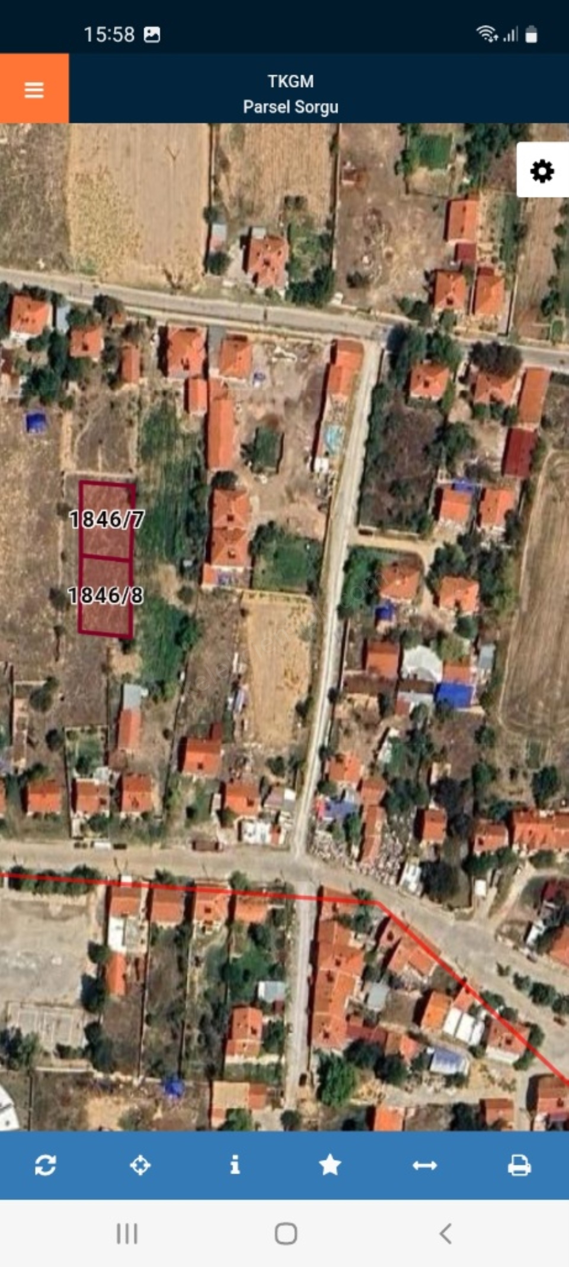 ŞIHLAR MAHALLESİNDE KÖŞE PARSEL 2 ADET ARSA-Merkez-Bolvadin-Afyon : 5462